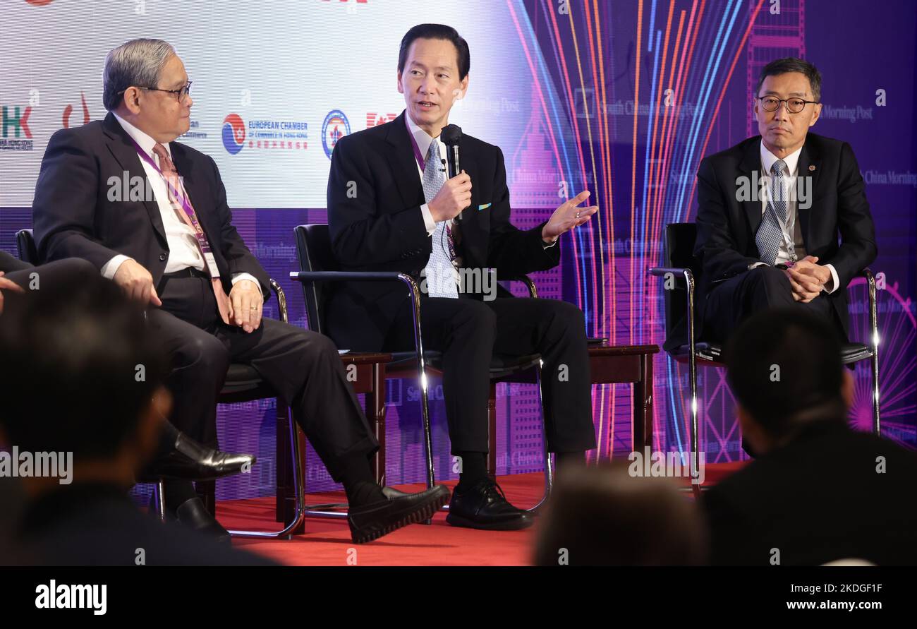 (L to R) Fung Group Group Chairman Victor Fung Kwok-king, National ...