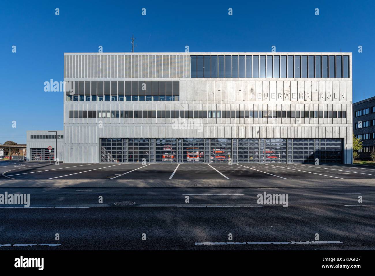 fire station in Cologne-Kalk, Germany Stock Photo - Alamy
