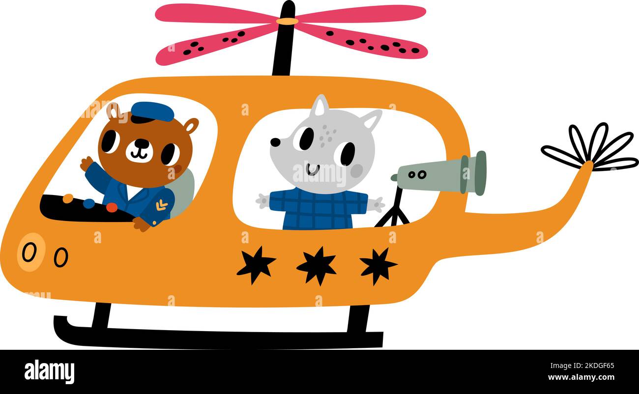 Bear and helicopter hi-res stock photography and images - Alamy