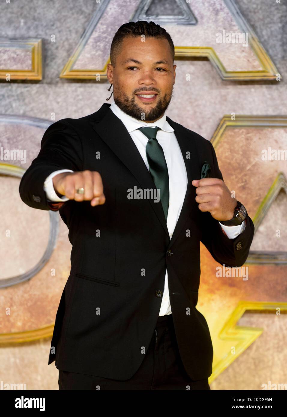 Joe Joyce at the Black Adam film premiere, Cineworld Leicester Square ...