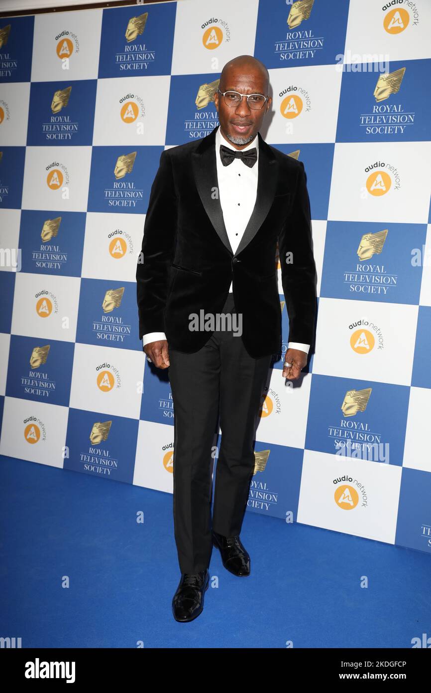 Clint Dyer attends Royal Television Society Programme Awards at ...