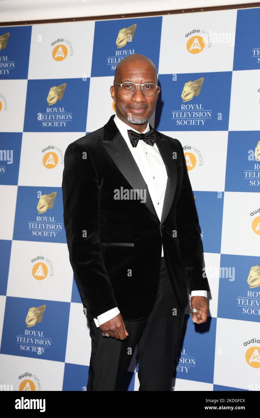 Clint Dyer attends Royal Television Society Programme Awards at ...