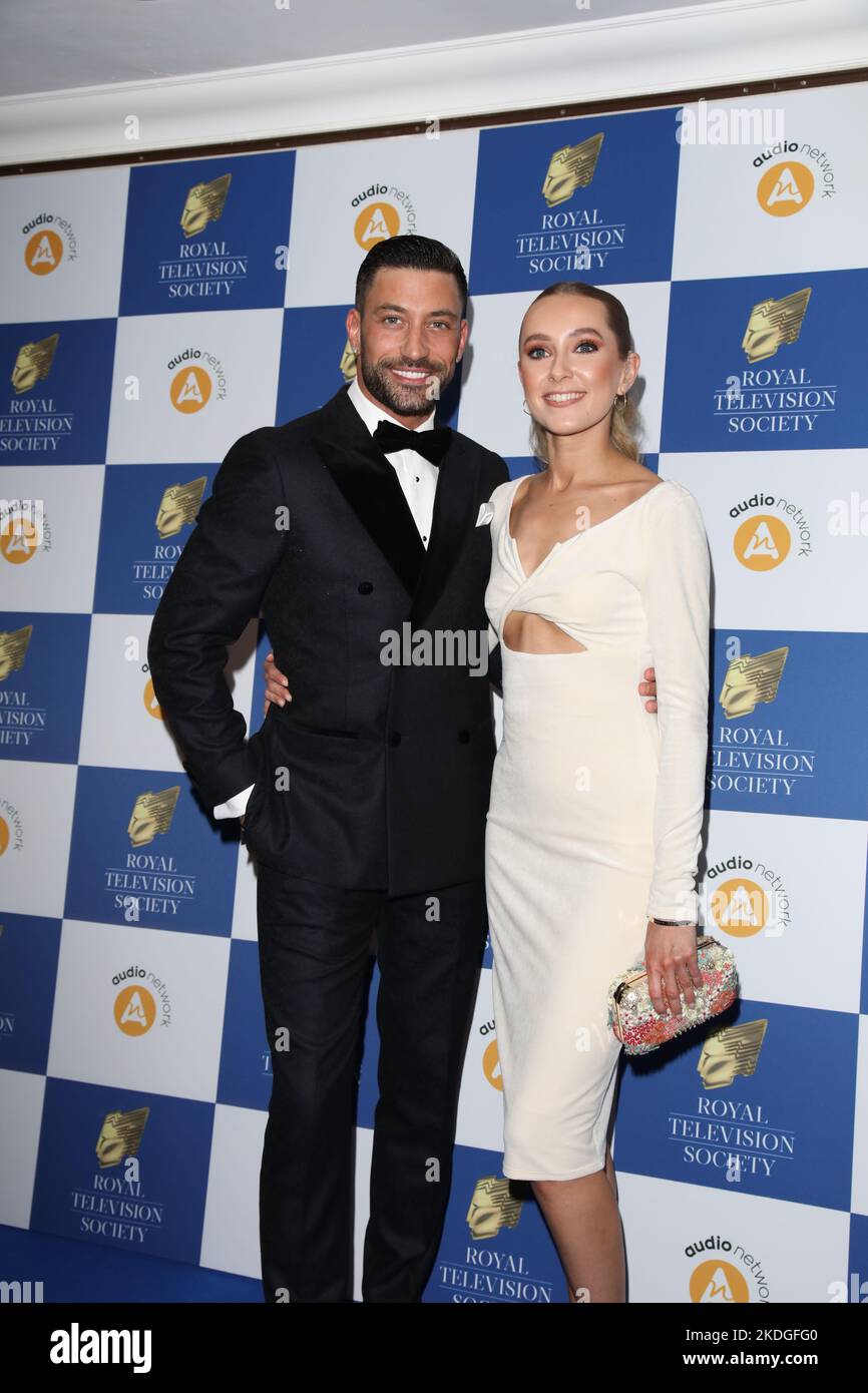 Rose Ayling-Ellis and Giovanni Pernice attend Royal Television Society ...
