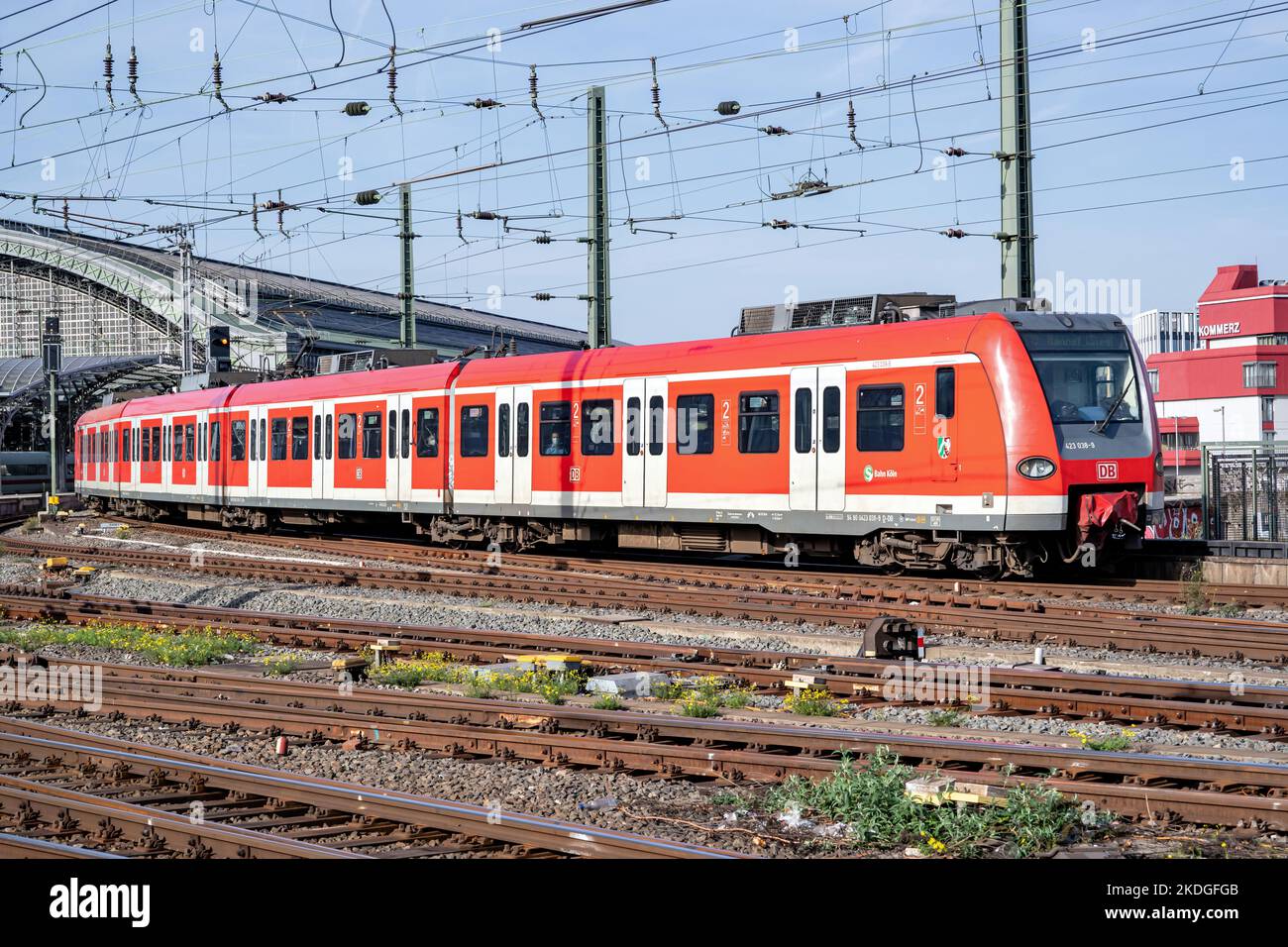 Cologne S-Bahn train at Cologne main station Stock Photo - Alamy
