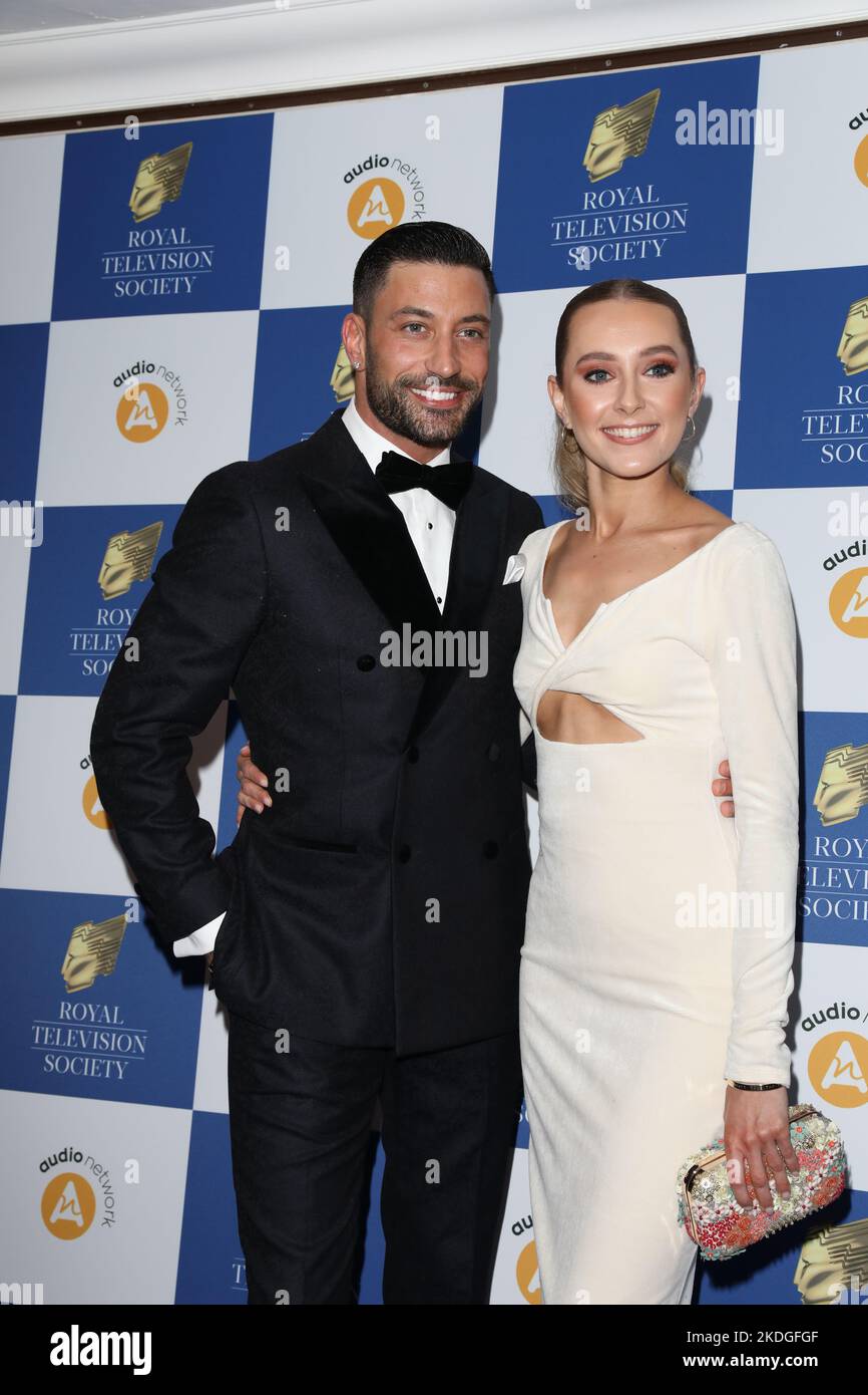 Rose Ayling-Ellis and Giovanni Pernice attend Royal Television Society ...