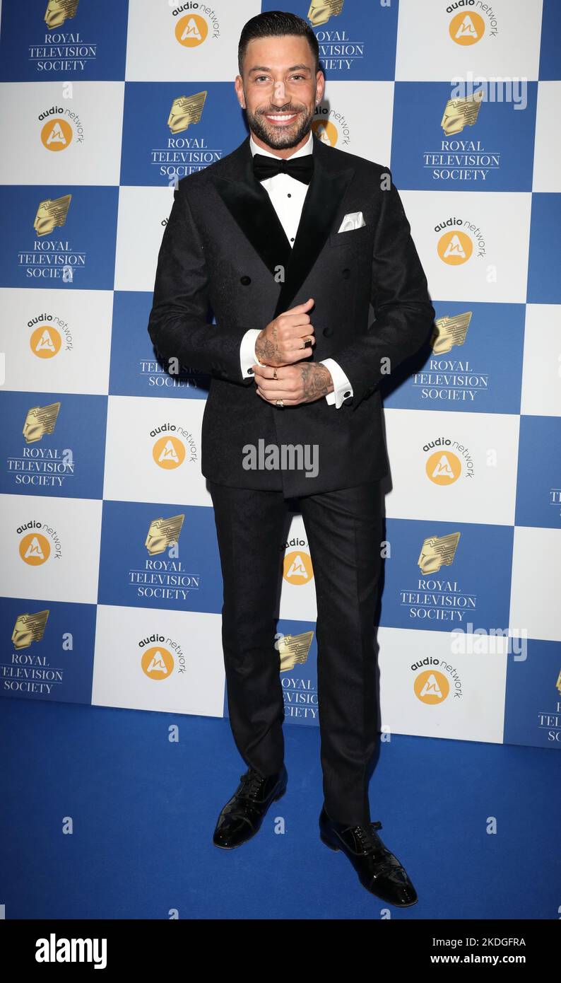 Giovanni Pernice attends Royal Television Society Programme Awards at ...