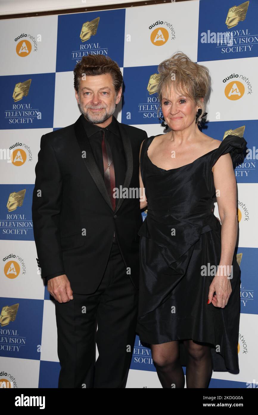 Lorraine Ashbourne and Andy Serkis attend Royal Television Society ...