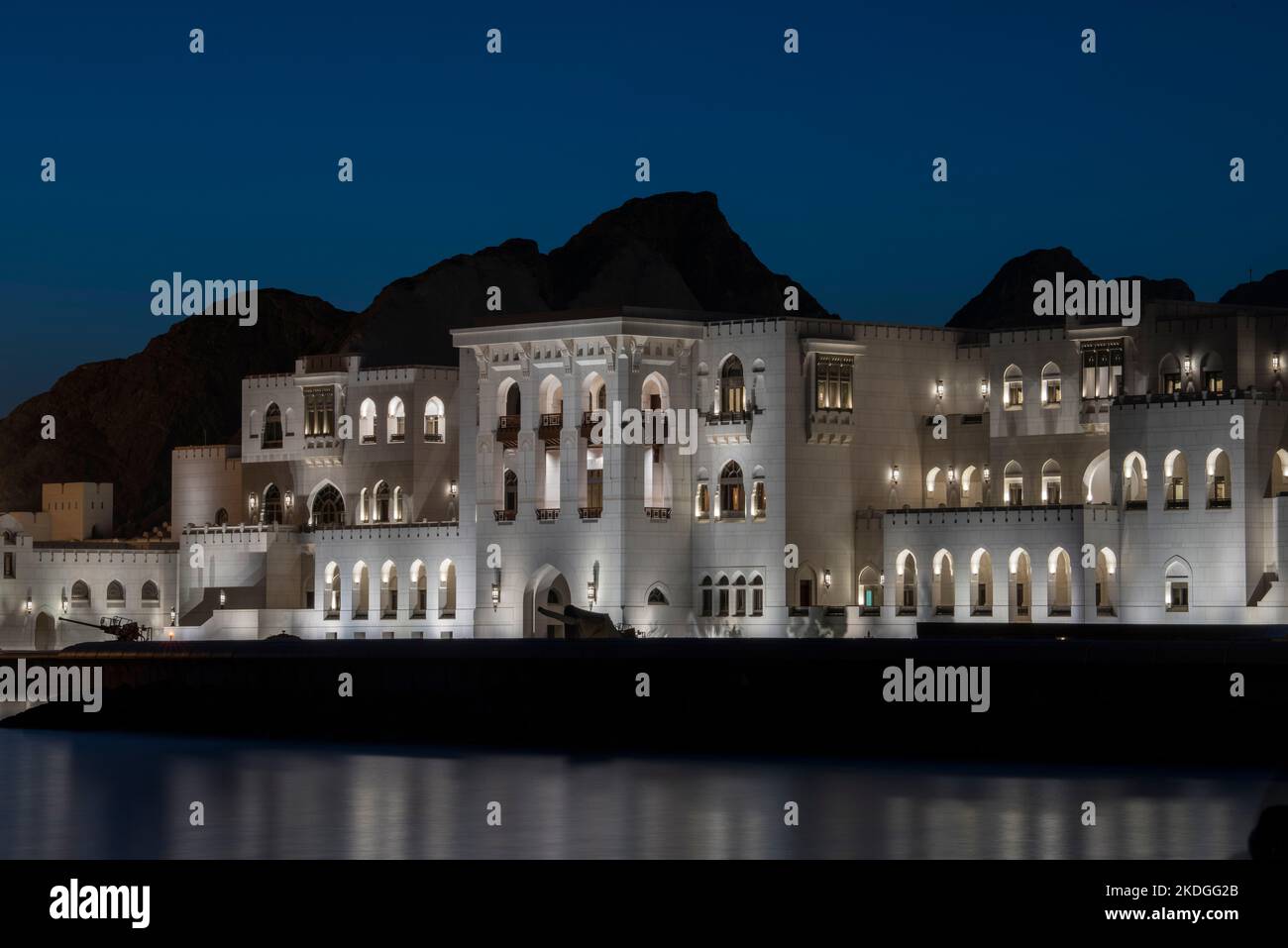 Muscat, Oman - 23rd November 2022 : View of the Al Jalali fortess at ...