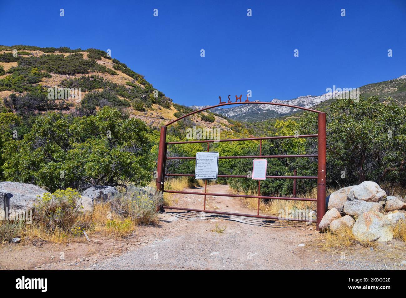 Hamongog hiking trail views Lone Peak Wilderness, Wasatch Front Rocky ...