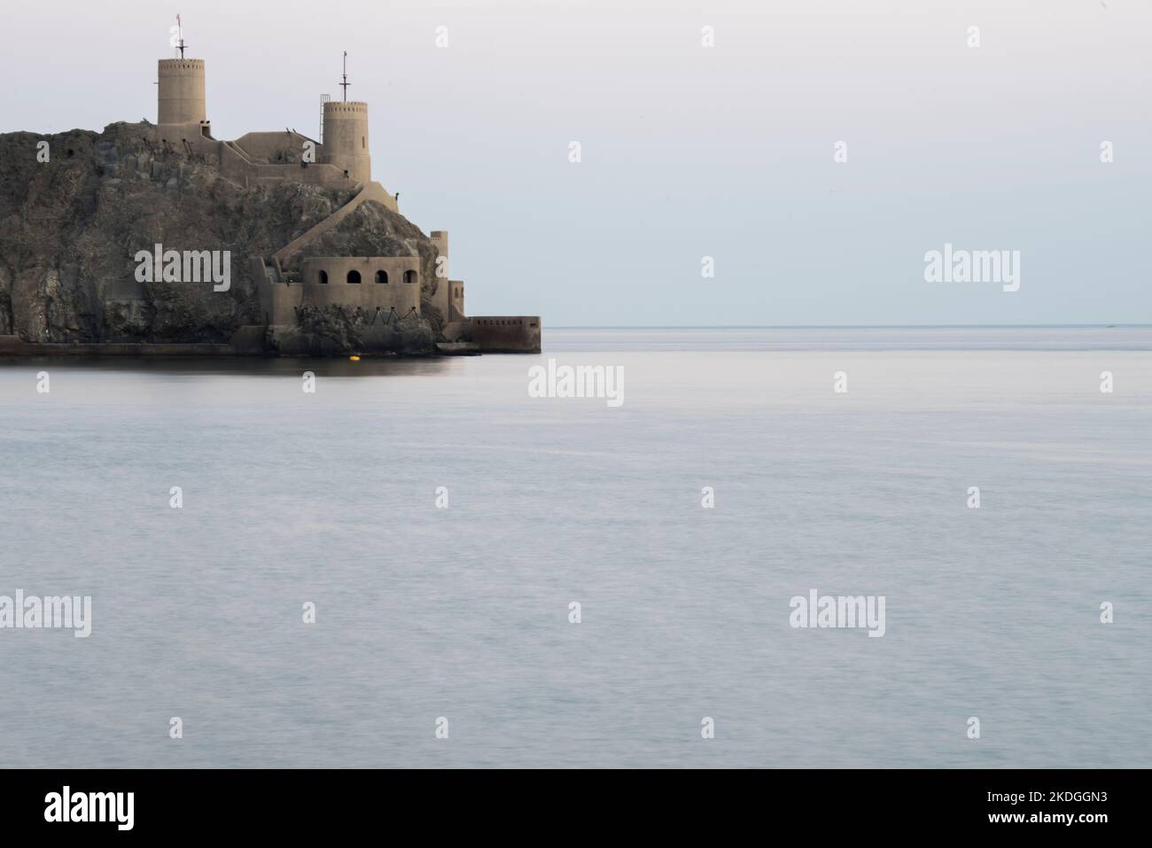 Muscat, Oman - 23rd November 2022 : View of the Al Jalali fortess at ...