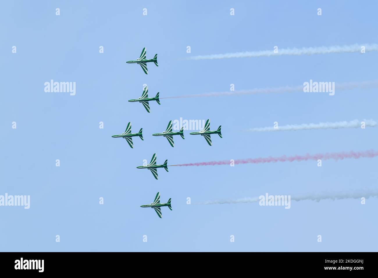 Saudi falcon aerobatic plane hi-res stock photography and images - Alamy