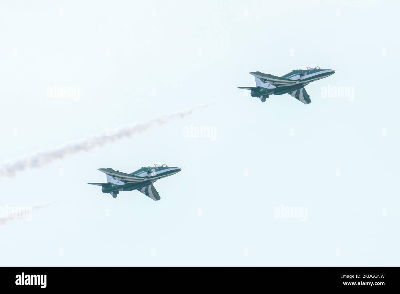 Saudi falcon aerobatic plane hi-res stock photography and images - Alamy