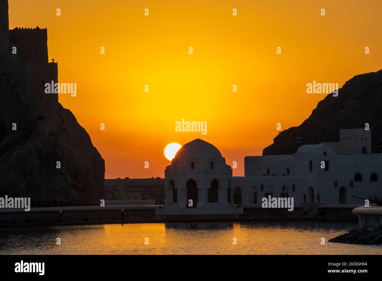 Muscat, Oman - 23rd November 2022 : View of the Al Jalali fortess at ...