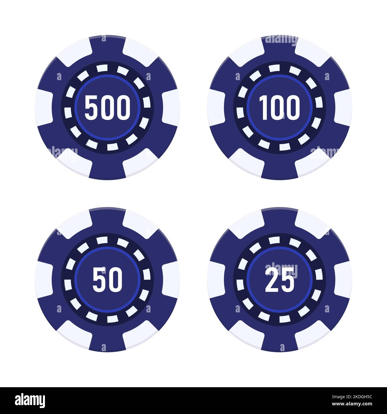 Pokerchips vector vectors hi-res stock photography and images - Alamy