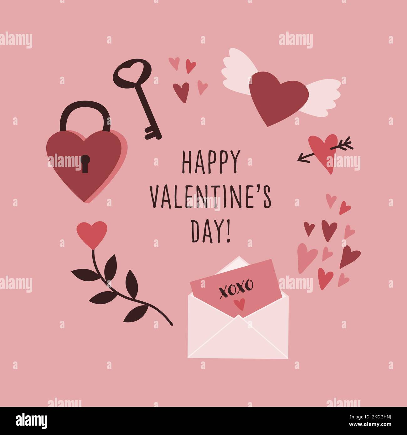Love themed card hi-res stock photography and images - Alamy