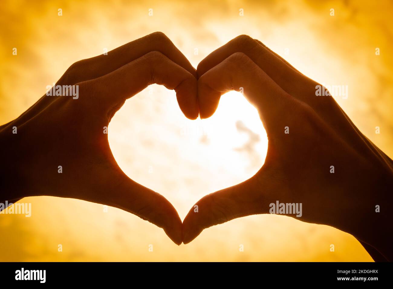 Hand Heart Silhouette