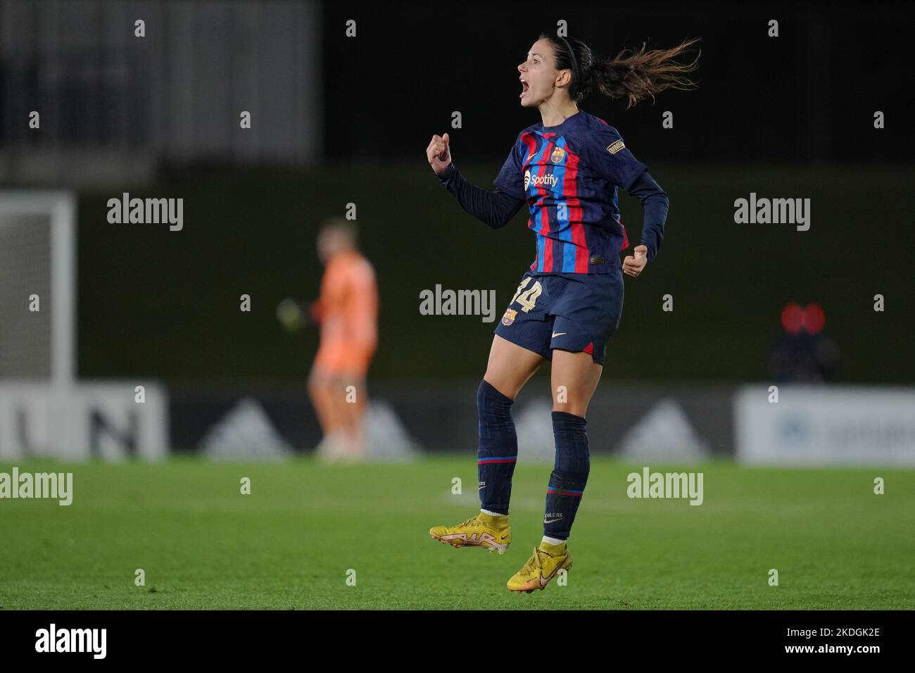 Aitana Bonmati of FC Barcelona celebrates after scoring the 0-3 (Photo ...