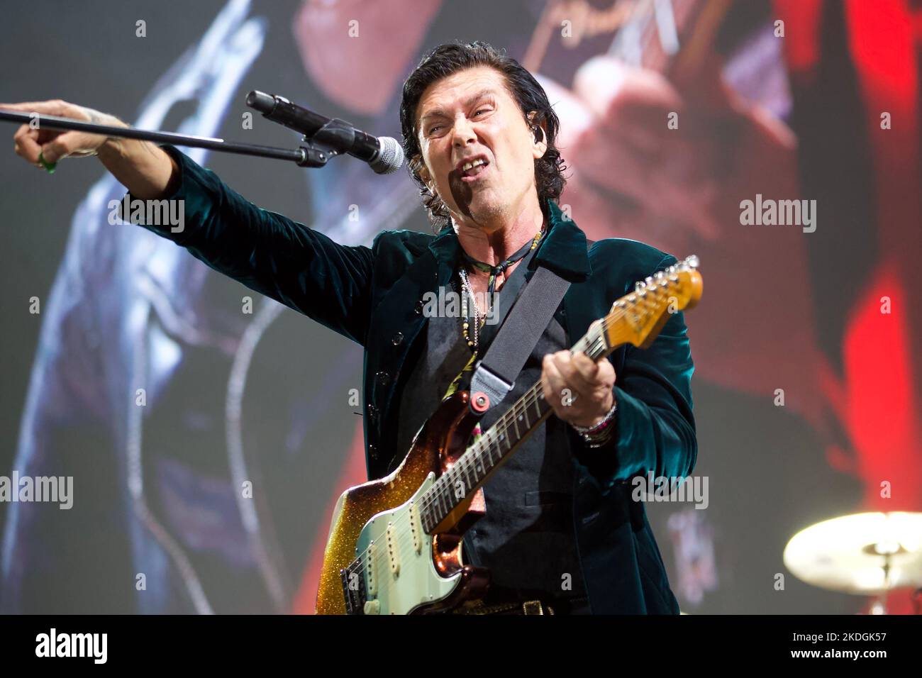 Mexico City, Mexico. 5th Nov, 2022. Saul Hernandez Vocalist of Caifanes ...