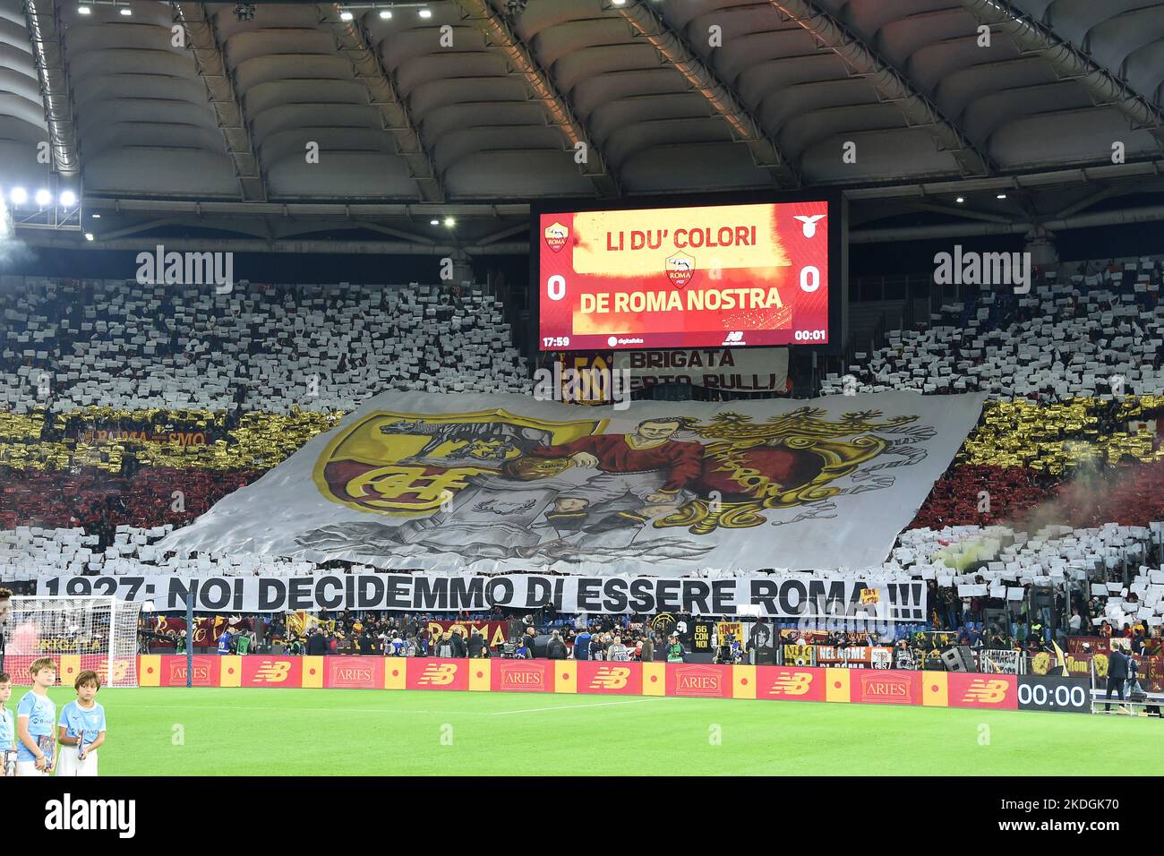 Olympic Stadium, Rome, Italy. 6th Nov, 2022. Serie A championship ...