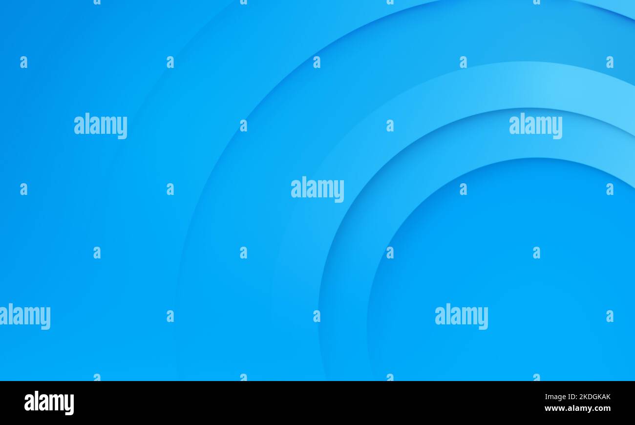 Abstract background of layered light blue circles. Abstract high ...