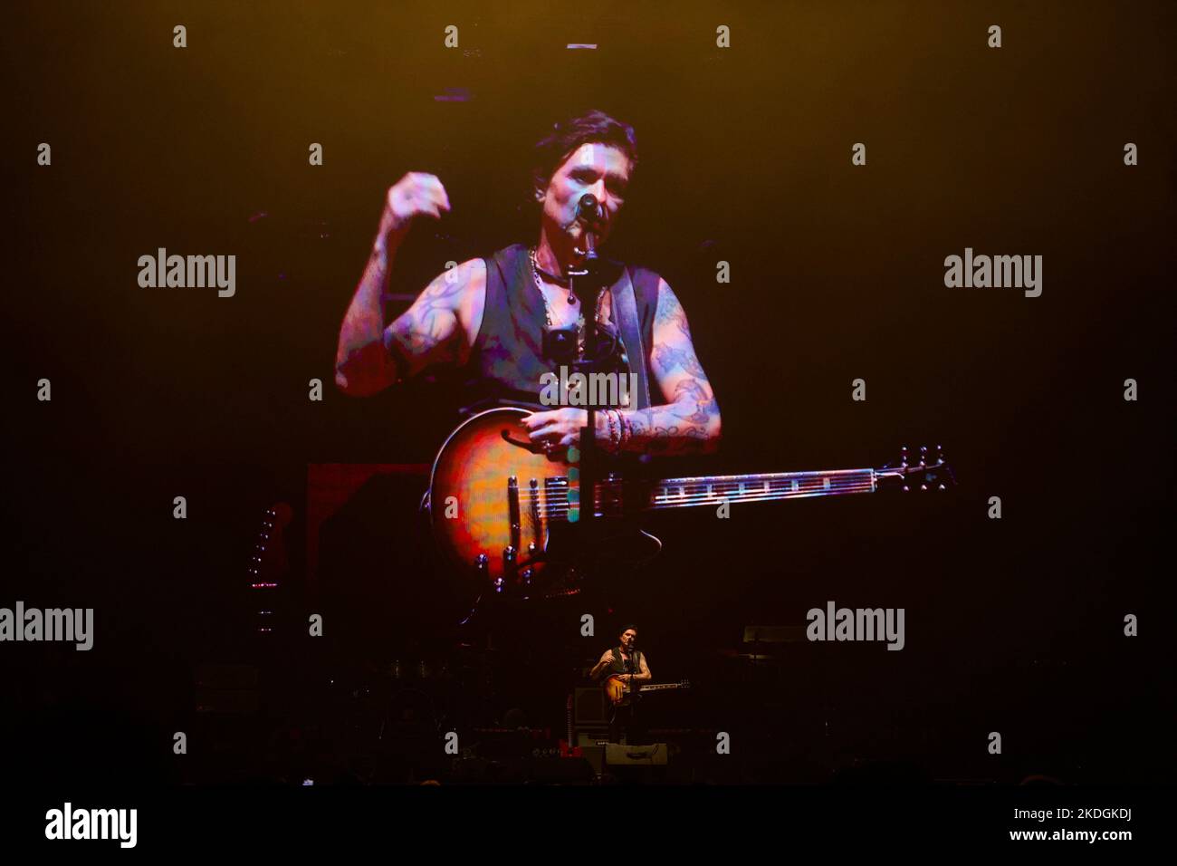 Mexico City, Mexico. 5th Nov, 2022. Saul Hernandez Vocalist of Caifanes ...