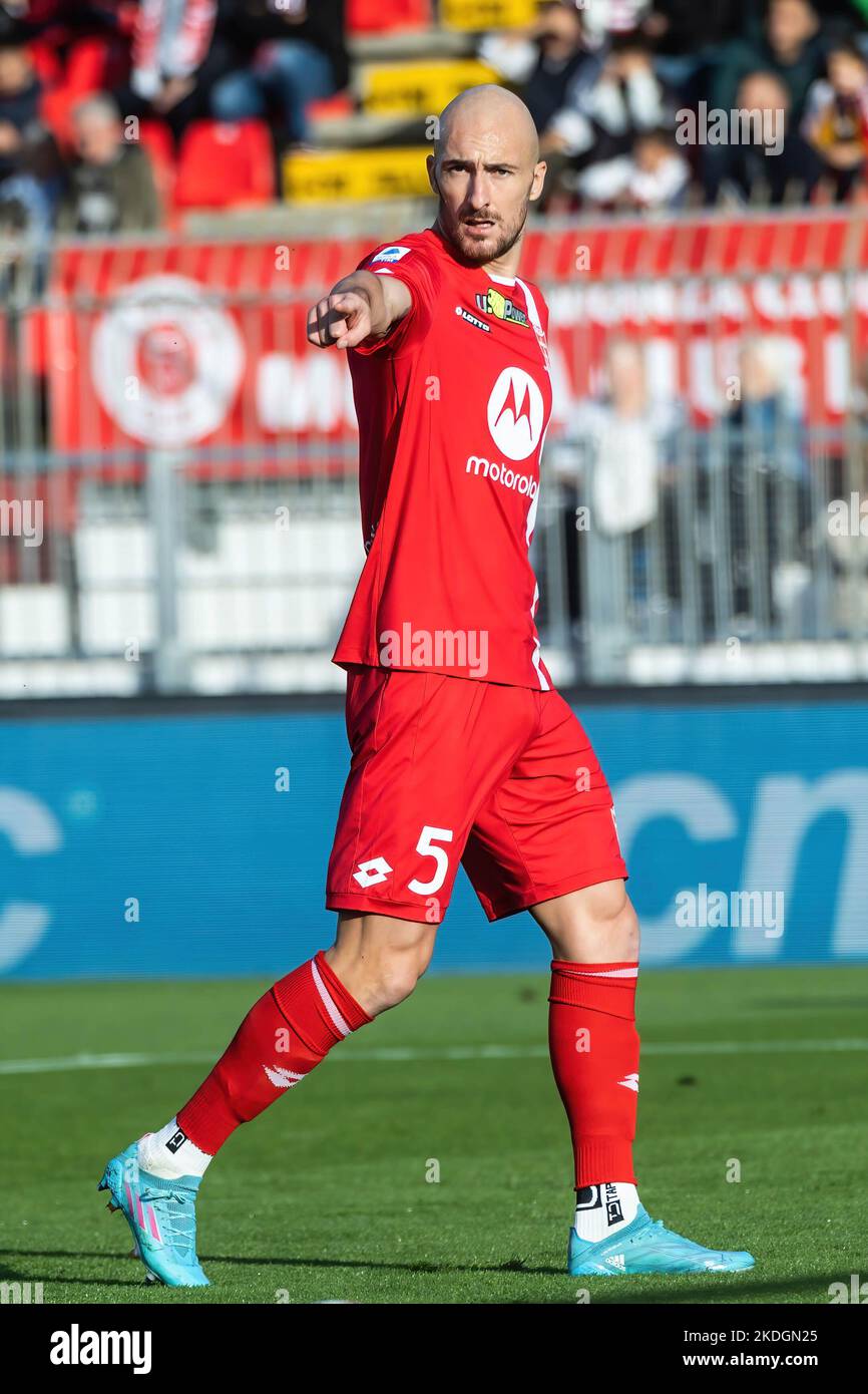 Luca Caldirola of AC Monza seen in action during the Serie A football ...