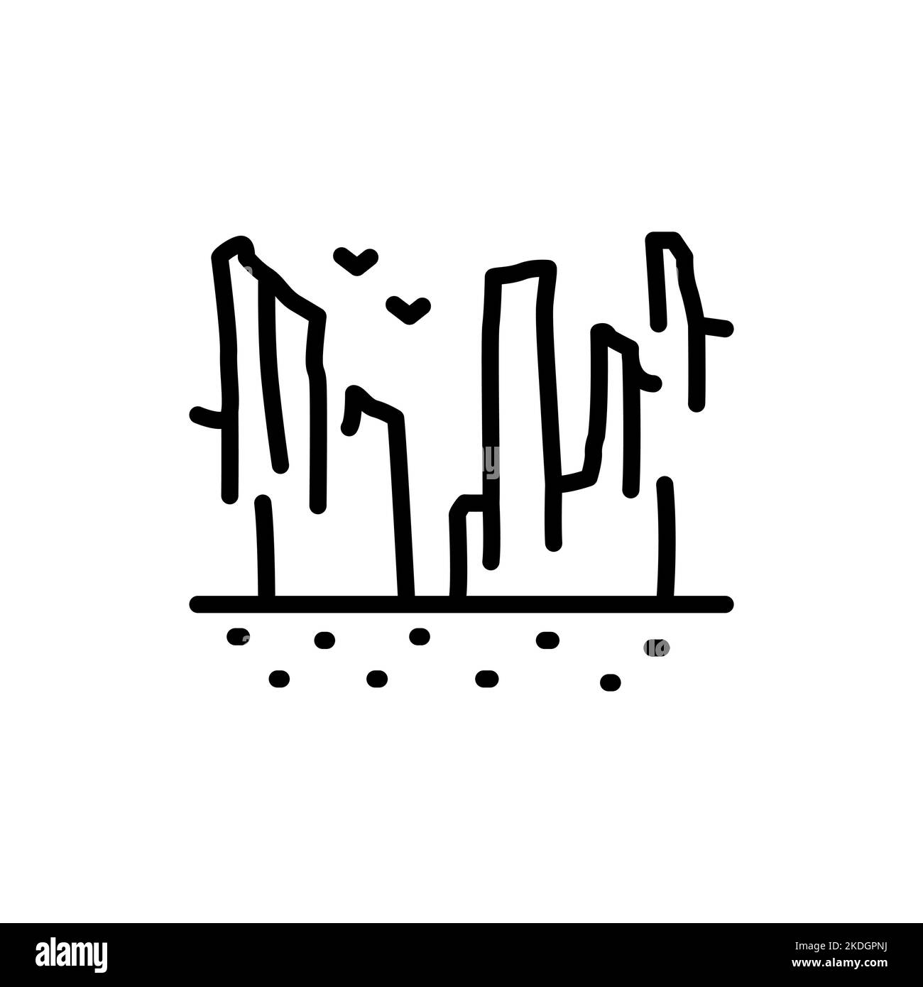 Black and white grand canyon Stock Vector Images - Alamy