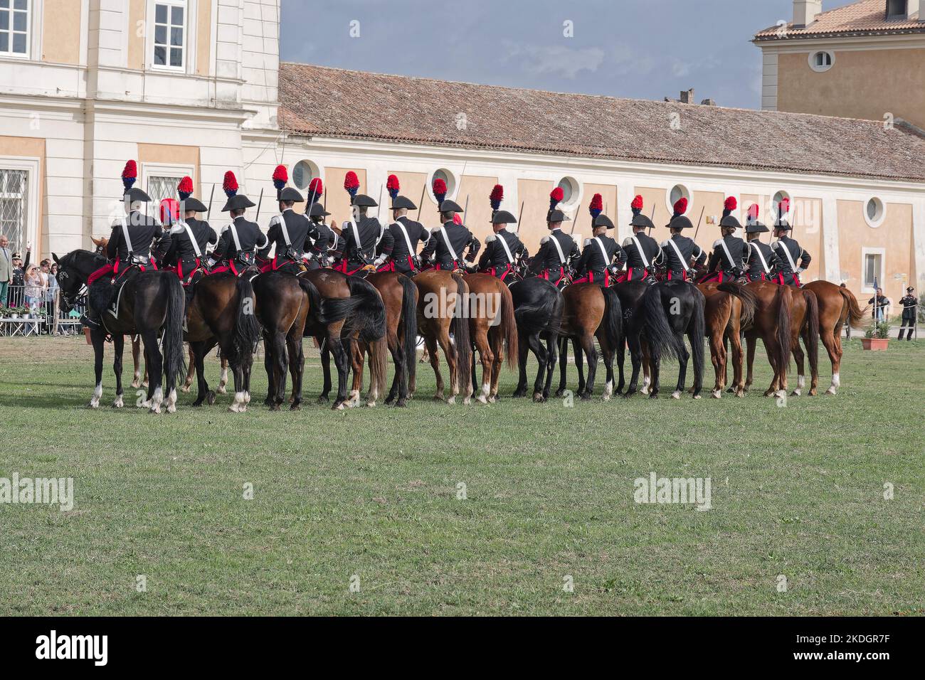 royal palace of carditello carousel of the carabinieri on horseback ...