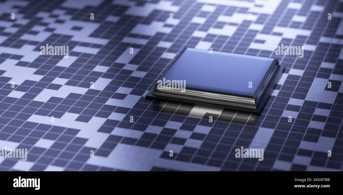 Close-up view of a modern GPU card with circuit and colorful lights and ...