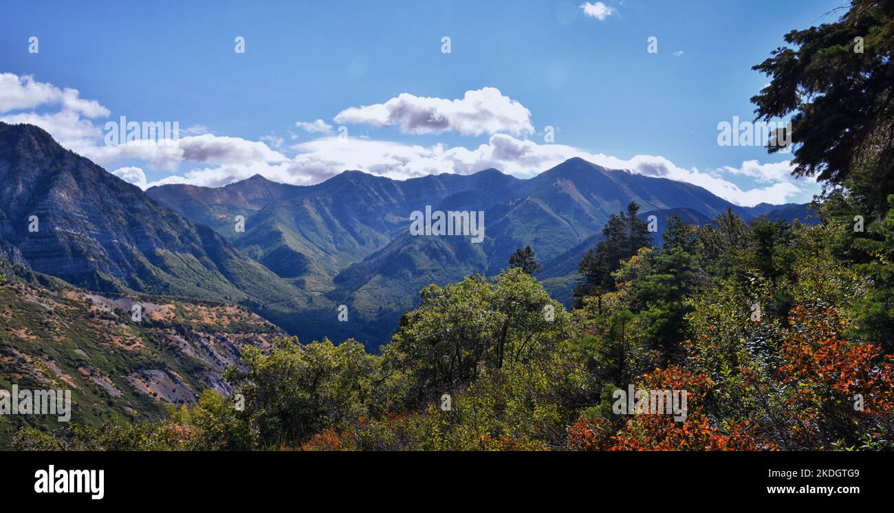 Cascade Mountain Peak views hiking Kyhv Peak by Mount Timpanogos ...