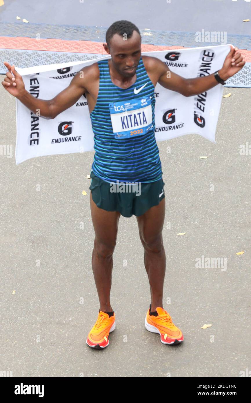 New York, United States. 06th Nov, 2022. Third place Shura Kitata of ...