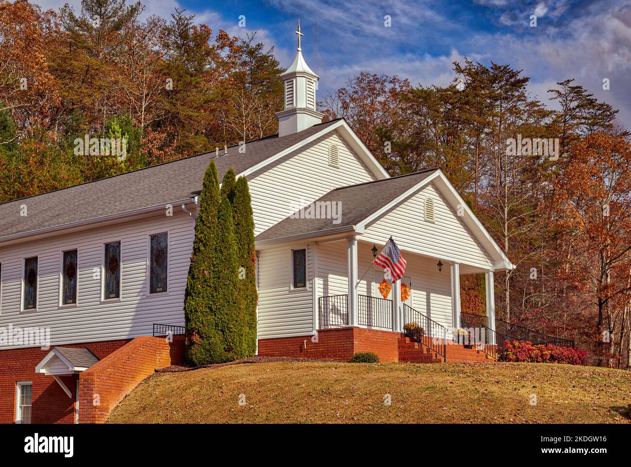 blue ridge Georgia church Stock Photo - Alamy