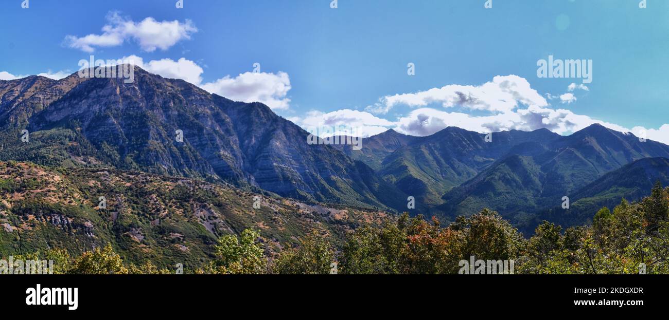 Cascade Mountain Peak views hiking Kyhv Peak by Mount Timpanogos ...