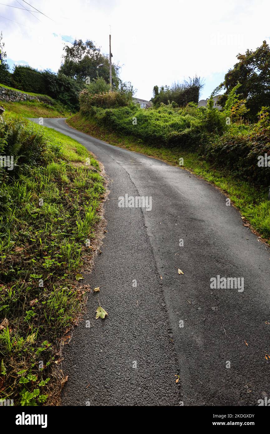 The,world's,steepest,street,in,centre,of,Harlech,Gwynedd,county,Gwynedd ...