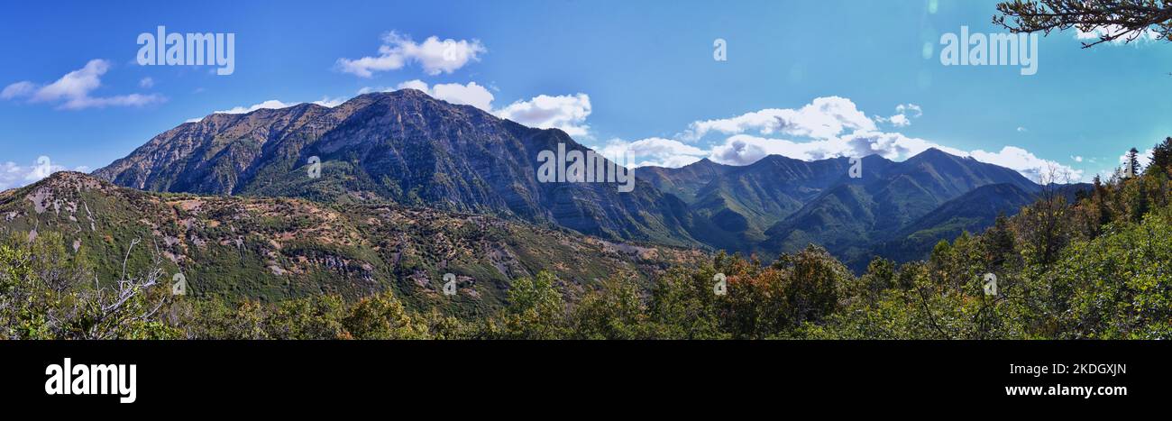 Cascade Mountain Peak views hiking Kyhv Peak by Mount Timpanogos ...