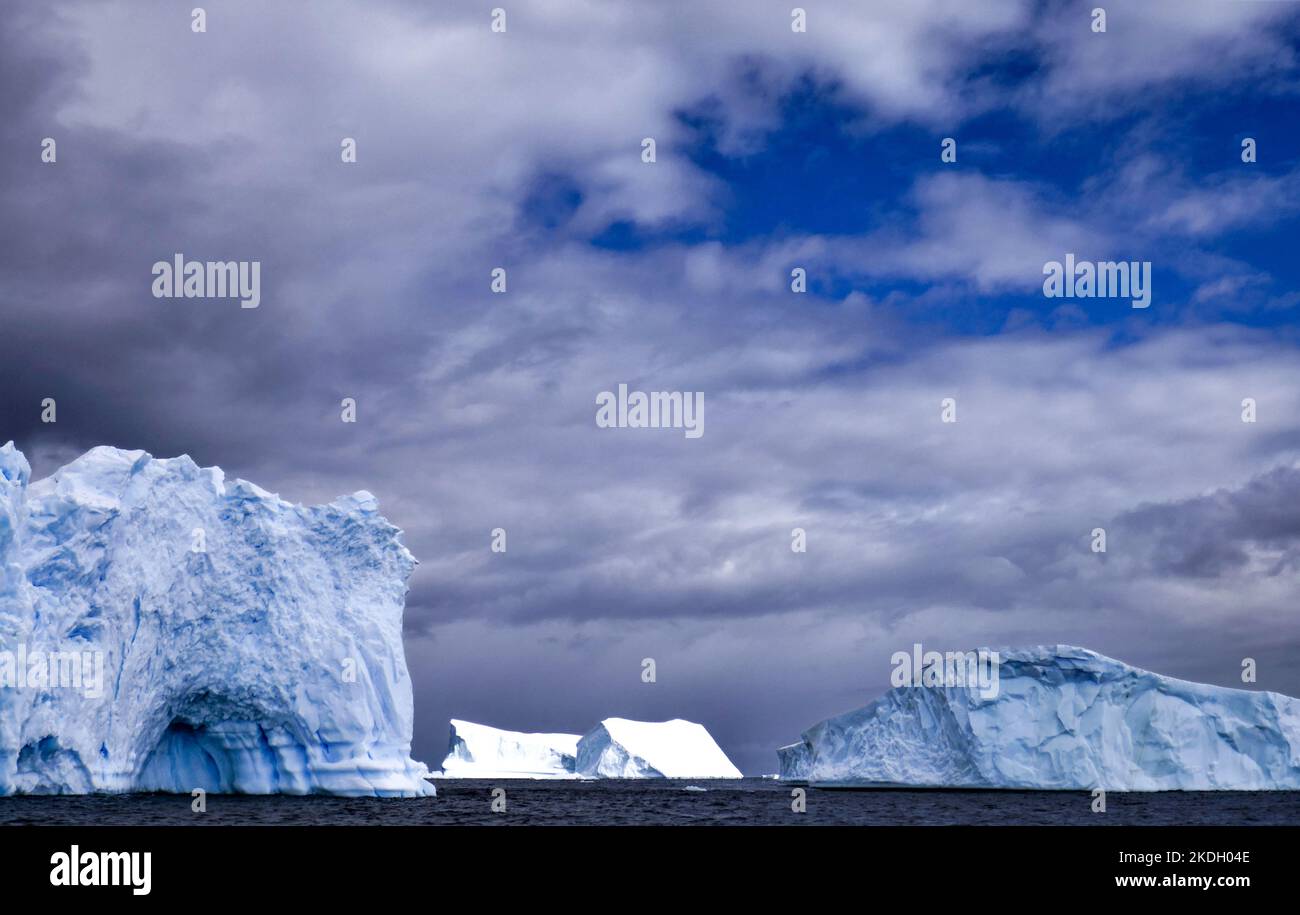 An iceberg floating in Antarctica Stock Photo - Alamy
