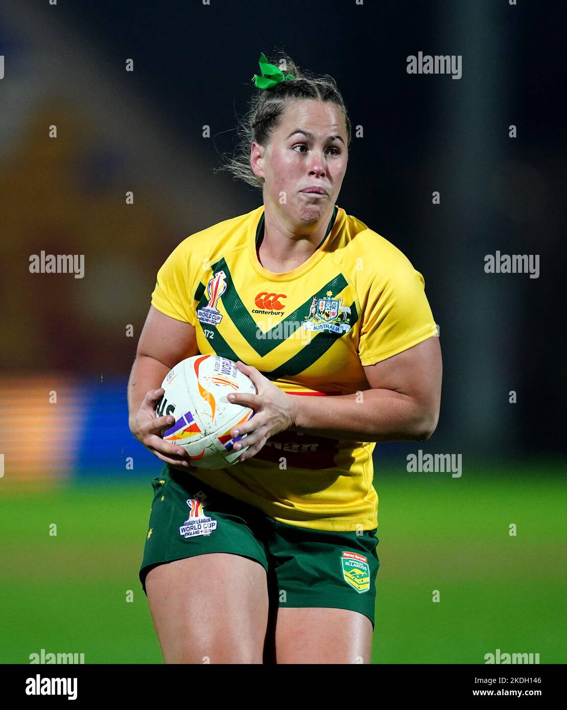 Australia's Keilee Joseph during the Women's Rugby League World Cup Group B match at the LNER ...