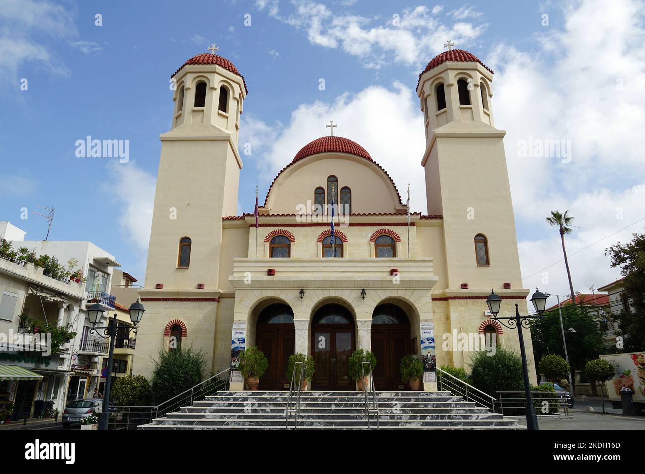 Church Of Four Martyrs, Rethymno, Crete, Greece, Europe Stock Photo - Alamy