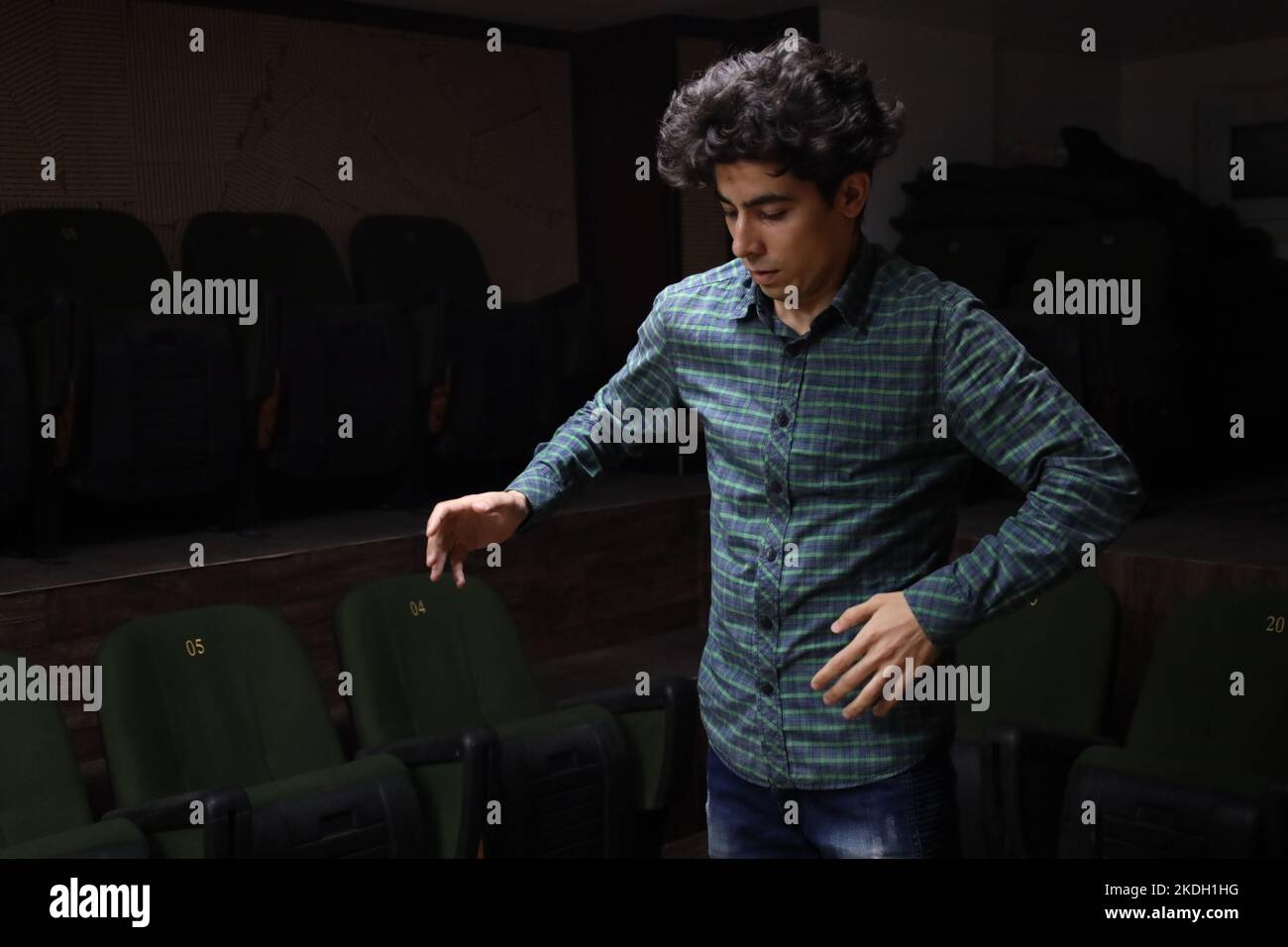 A voice commentator and dancer Ayoub Kedah seen performing a hip-hop ...
