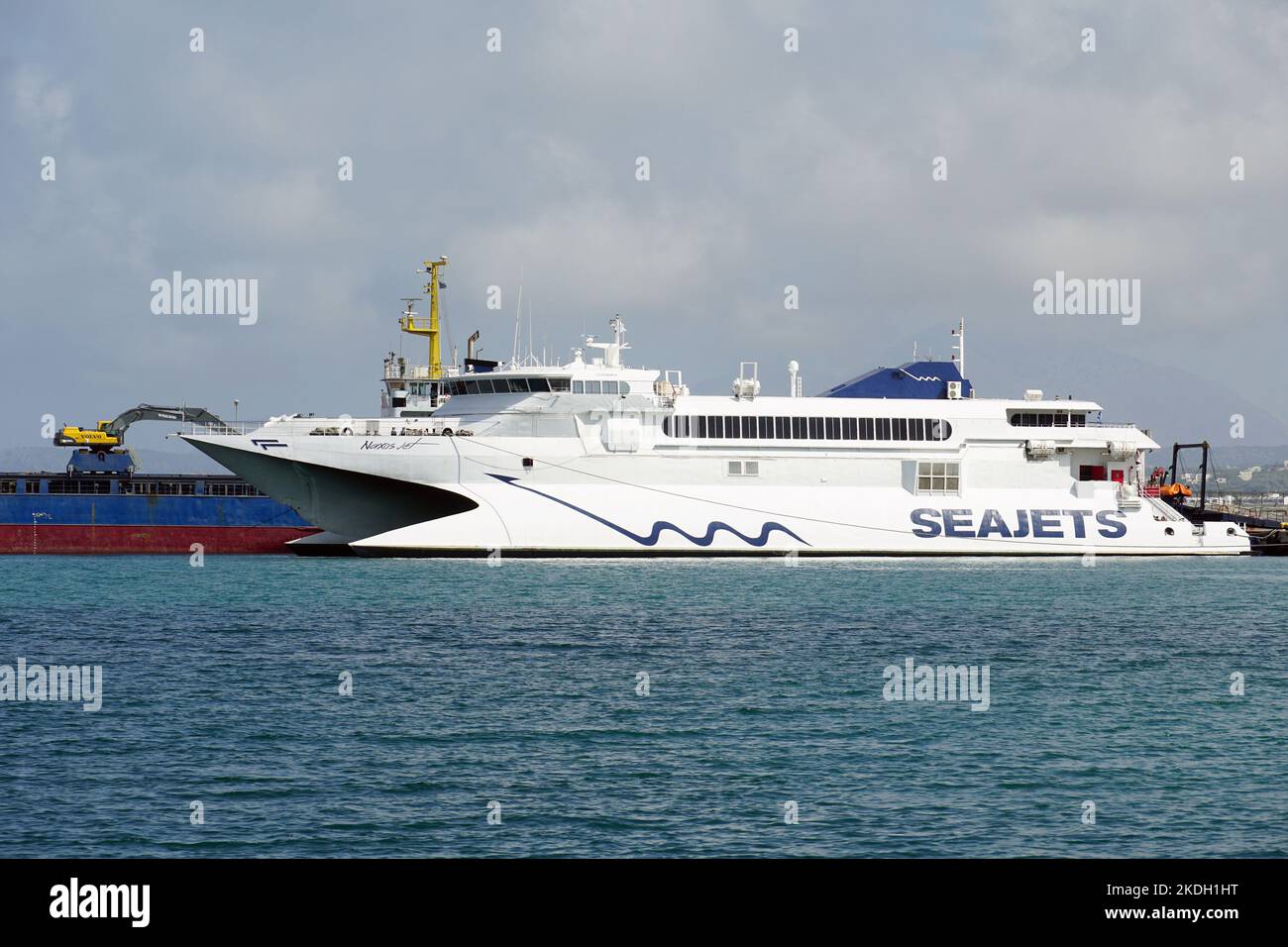 speedboat, harbor, Rethymno, Crete, Greece, Europe Stock Photo - Alamy