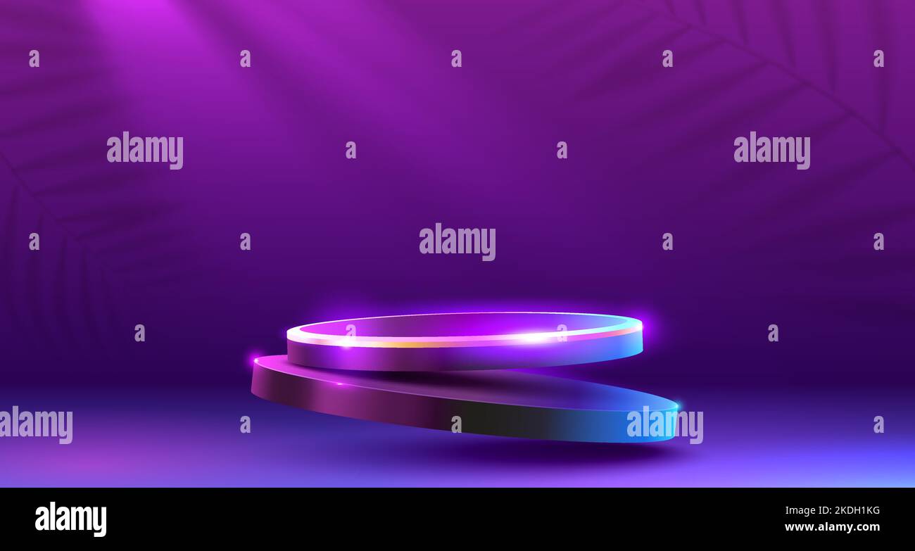 Stage podium with lighting, Stage Podium Scene with for Award, Decor ...