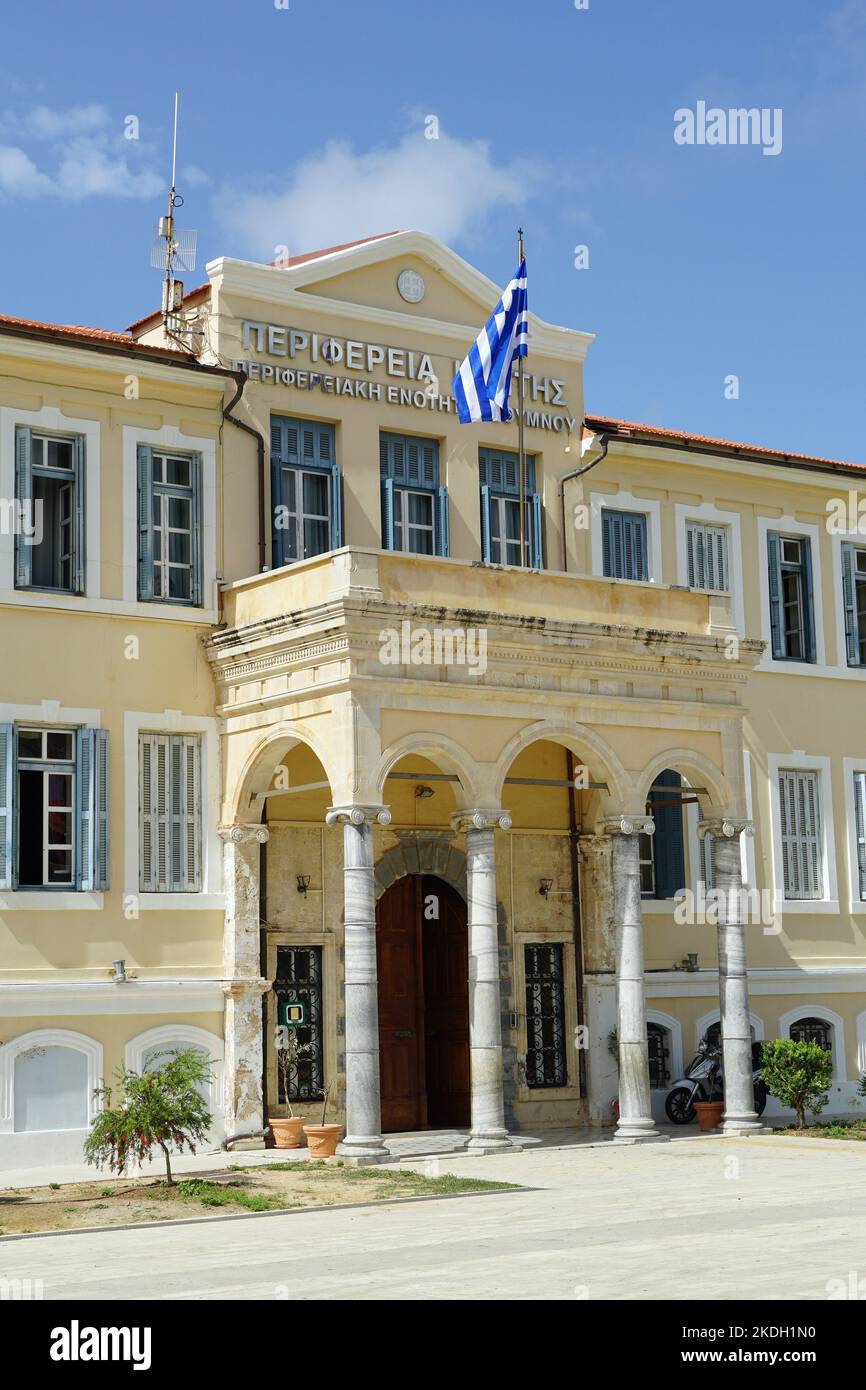 Prefectural Directorate Unit of Rethymno, Crete, Greece, Europe Stock ...