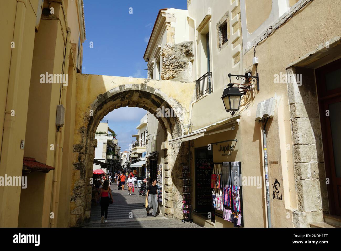 old city gate, Rethymno, Crete, Greece, Europe Stock Photo - Alamy