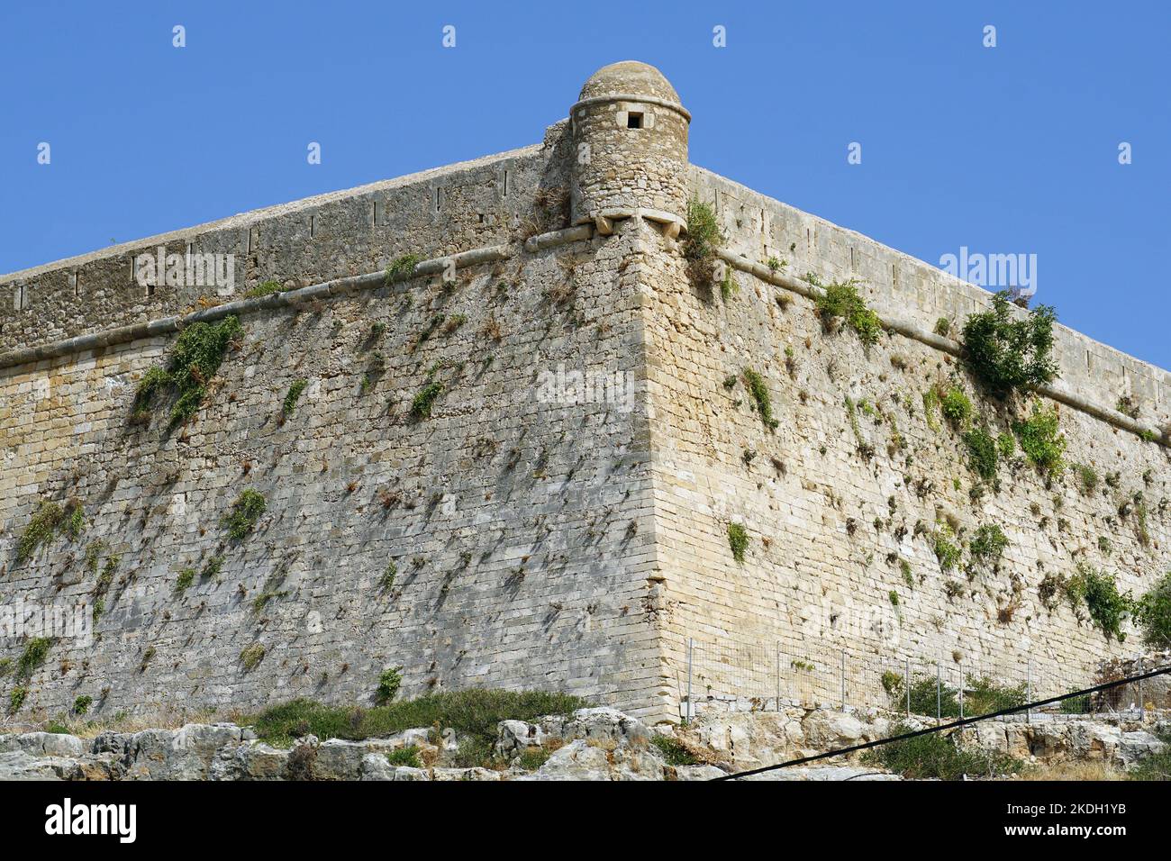 Venetian Fortezza Castle, Rethymno, Crete, Greece, Europe Stock Photo ...