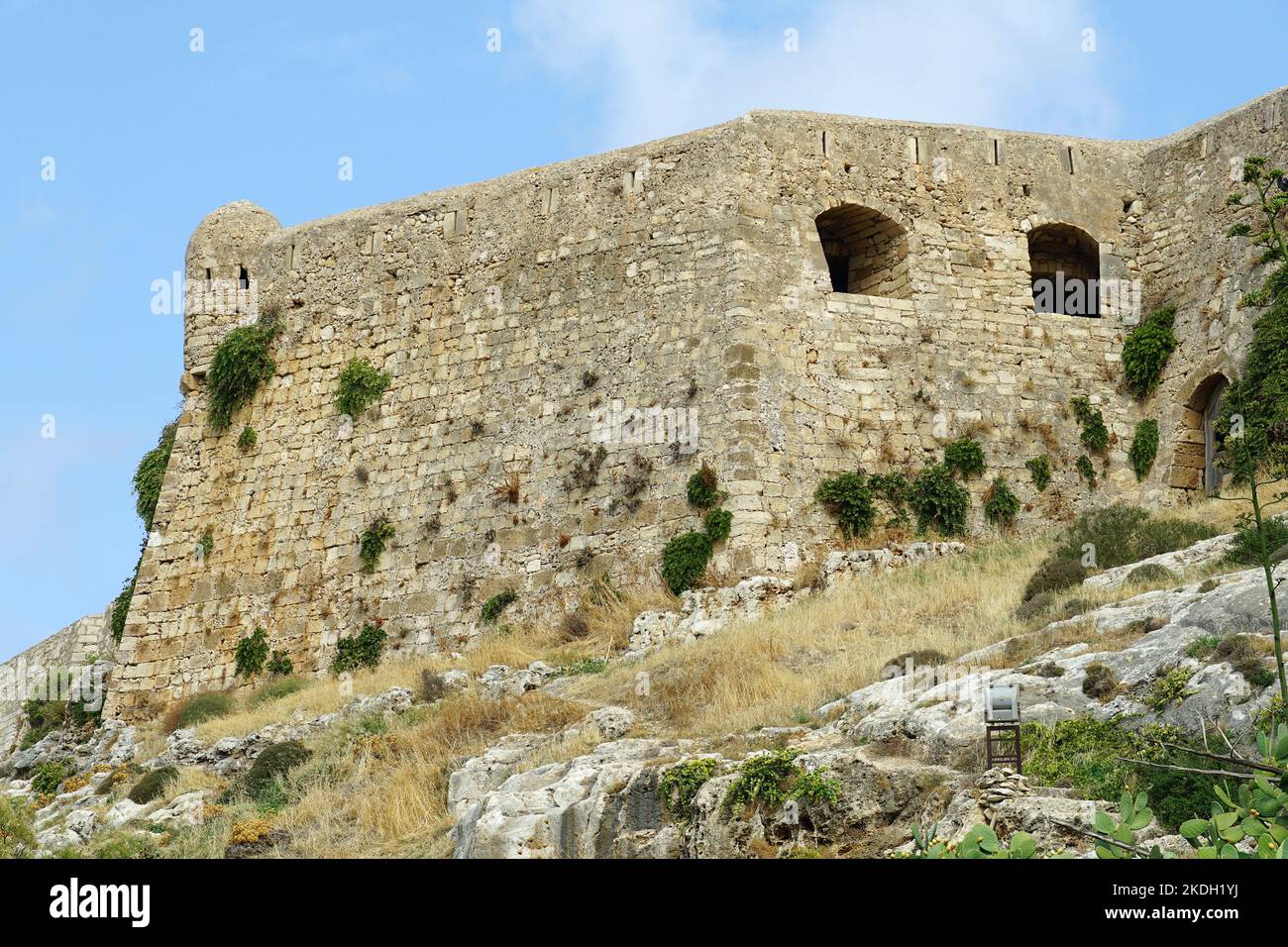 Venetian Fortezza Castle, Rethymno, Crete, Greece, Europe Stock Photo ...