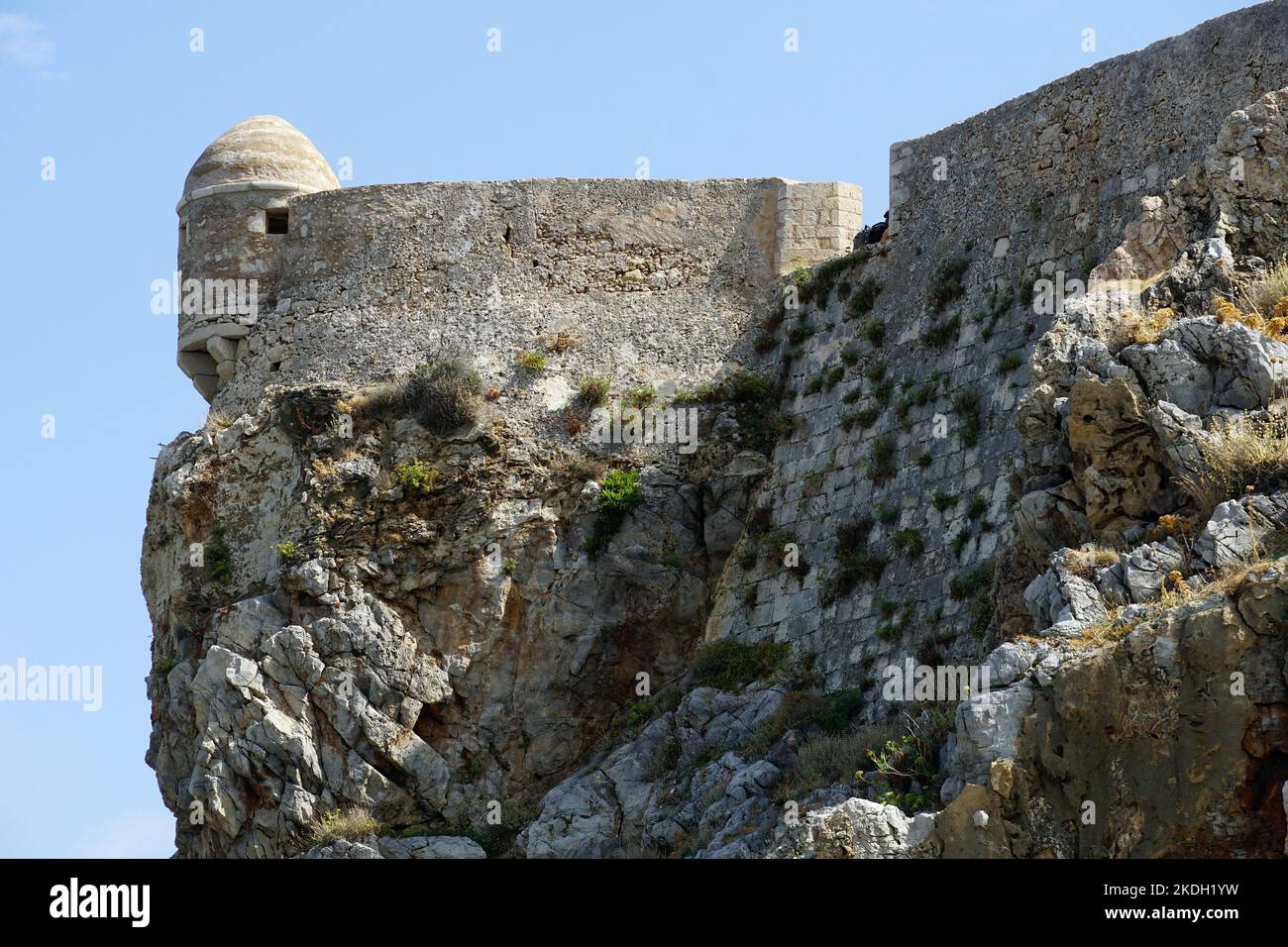 Venetian Fortezza Castle, Rethymno, Crete, Greece, Europe Stock Photo ...