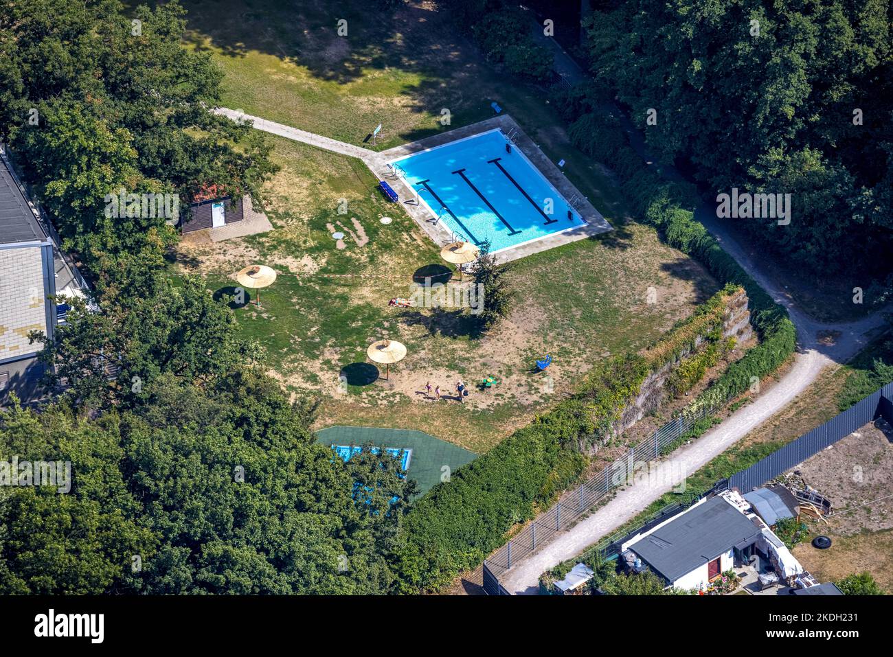 Sports aquarium indoor pool with outdoor pool hi-res stock photography ...