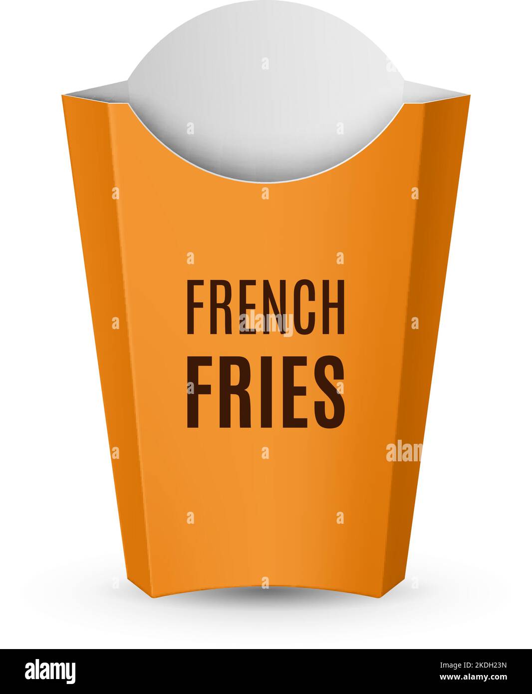 Cartoon empty box fries hi-res stock photography and images - Alamy