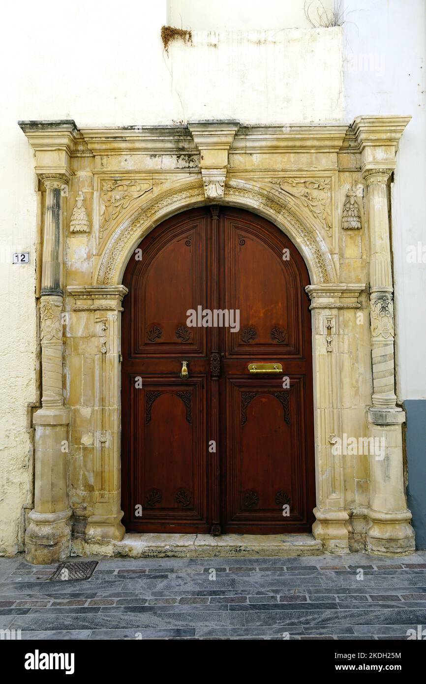 gate, Rethymno, Crete, Greece, Europe Stock Photo - Alamy