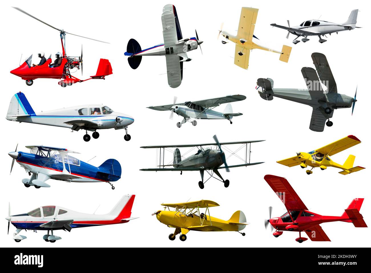 Collection of flying vehicles isolated Stock Photo - Alamy
